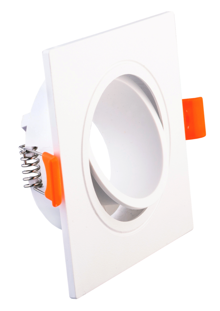 Base para foco LED tipo MR móvil cuadrada – Kleiman Electrics